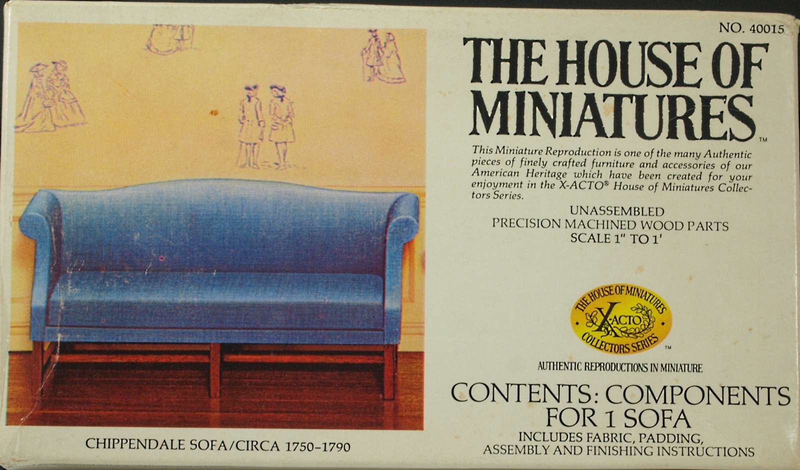The House of Miniatures, Vintage Dollhouse Furniture Kits